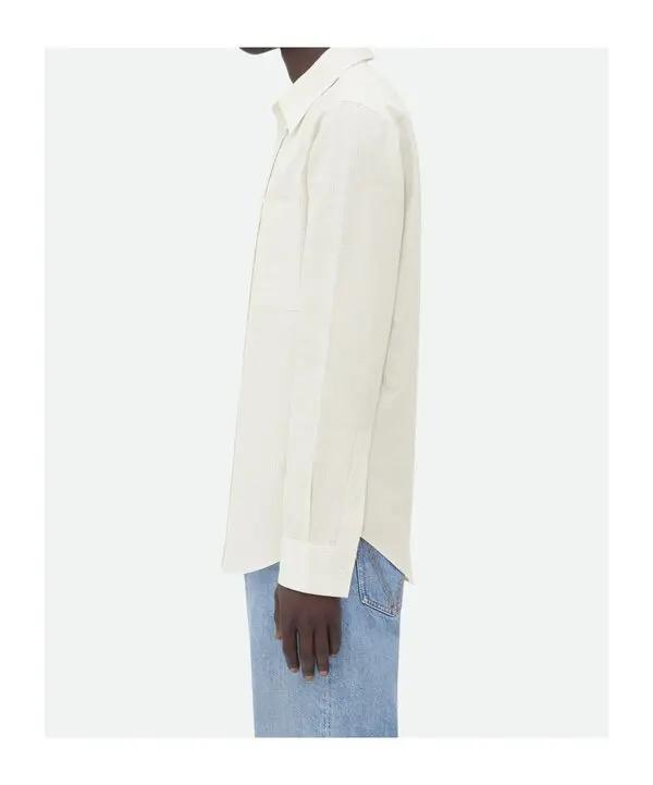 Bottega Veneta Checked Long Sleeved Shirt