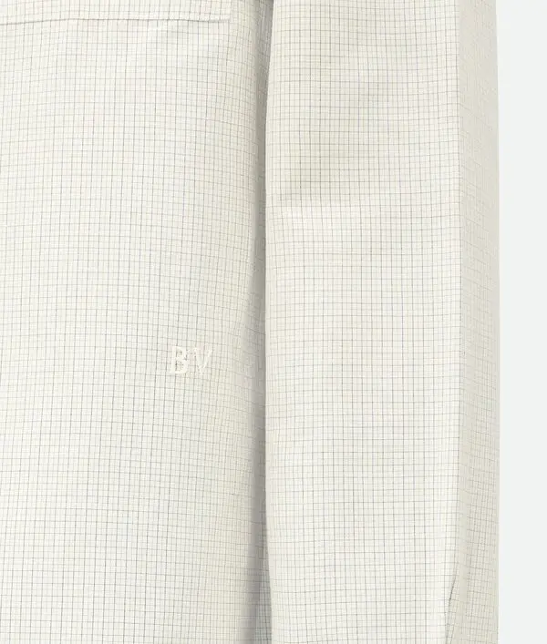Bottega Veneta Checked Long Sleeved Shirt