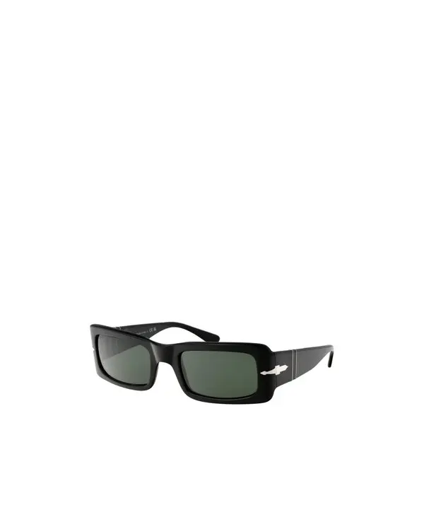 Persol Rectangular Frame Sunglasses - Black
