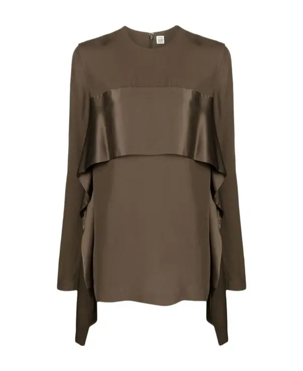 TOTEME Tie-fastening Crepe Blouse