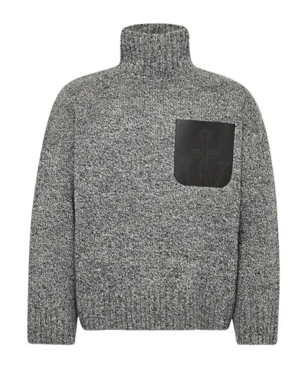 J.W.ANDERSON Patch Pocket Turtleneck Knitted Jumper