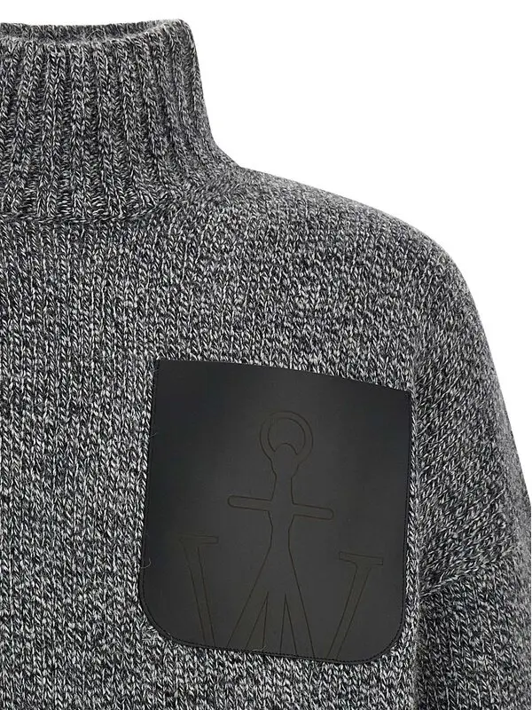 J.W.ANDERSON Patch Pocket Turtleneck Knitted Jumper