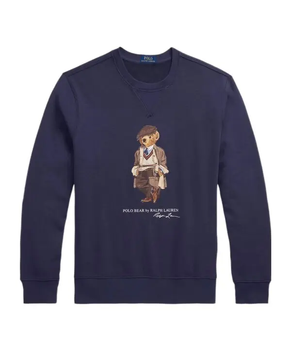 Polo Ralph Lauren Polo Bear Graphic Crewneck Sweatshirt - Navy