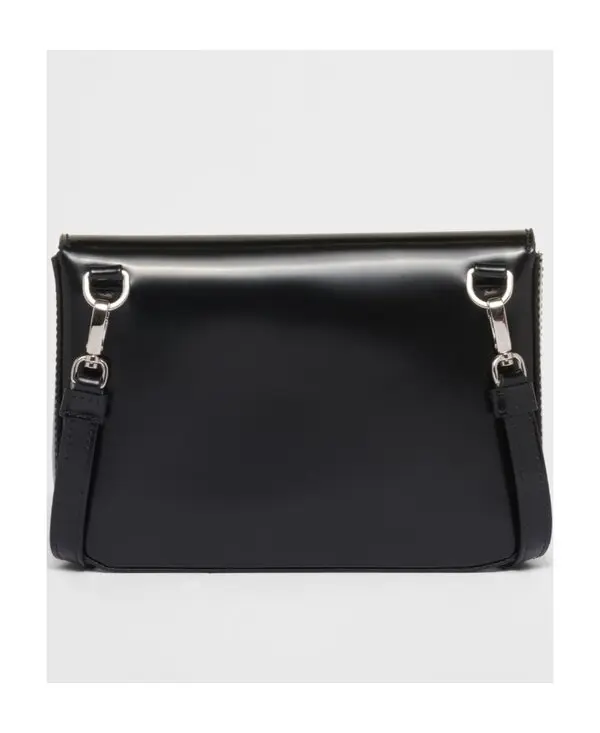 Prada Logo Stamp Foldover Bag