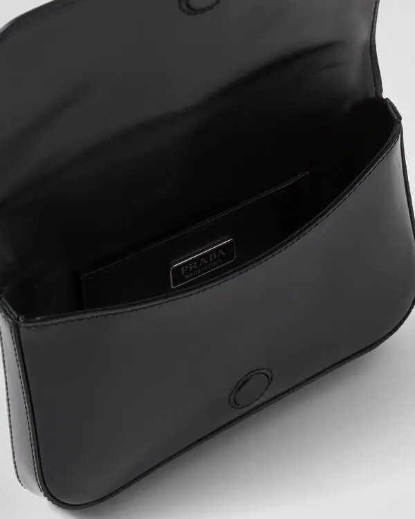 Prada Logo Stamp Foldover Bag