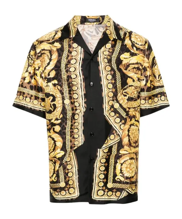 Versace Wild Barocco Short-sleeved Shirt