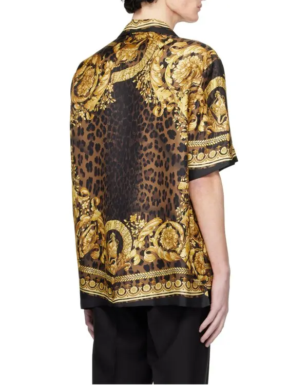 Versace Wild Barocco Short-sleeved Shirt