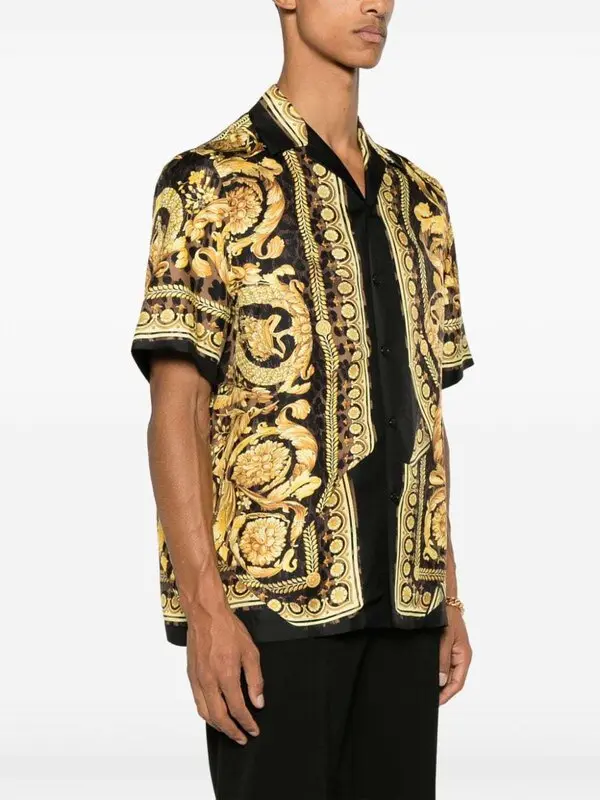 Versace Wild Barocco Short-sleeved Shirt