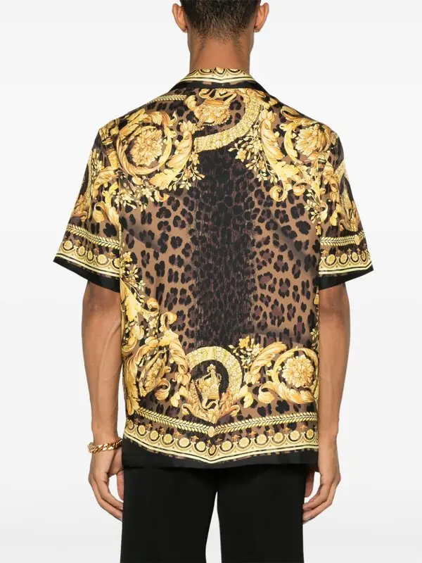 Versace Wild Barocco Short-sleeved Shirt