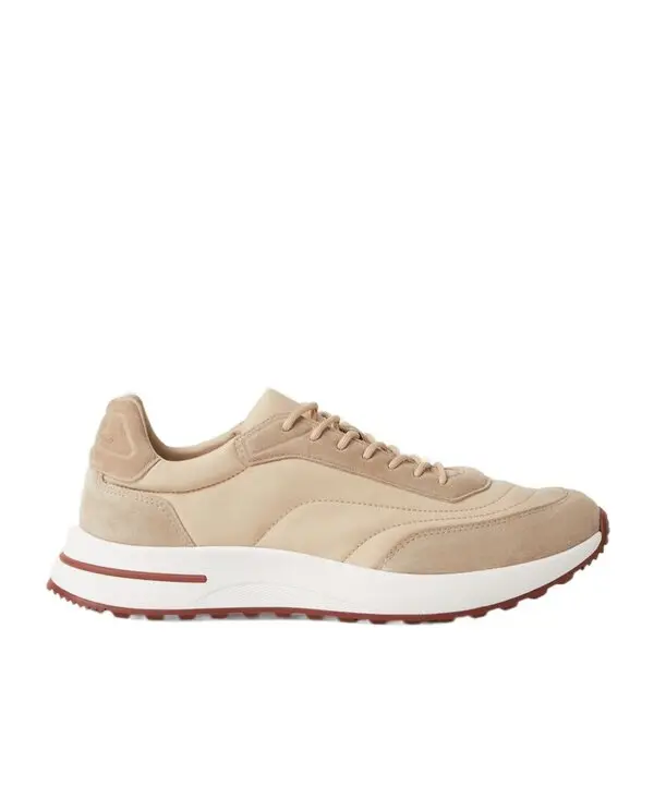 Loro Piana Week End Walk Low Top Sneakers - Sandy Shell
