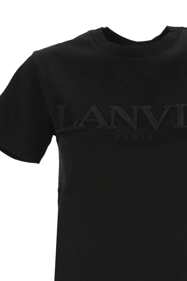 LANVIN Logo-lettering Cotton T-shirt
