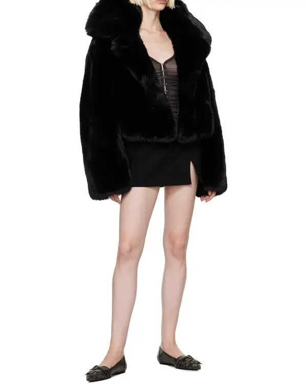Acne Studios Mini Skirt With Zippered Slits