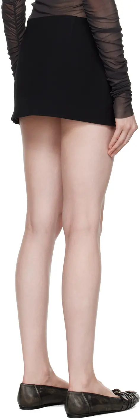 Acne Studios Mini Skirt With Zippered Slits