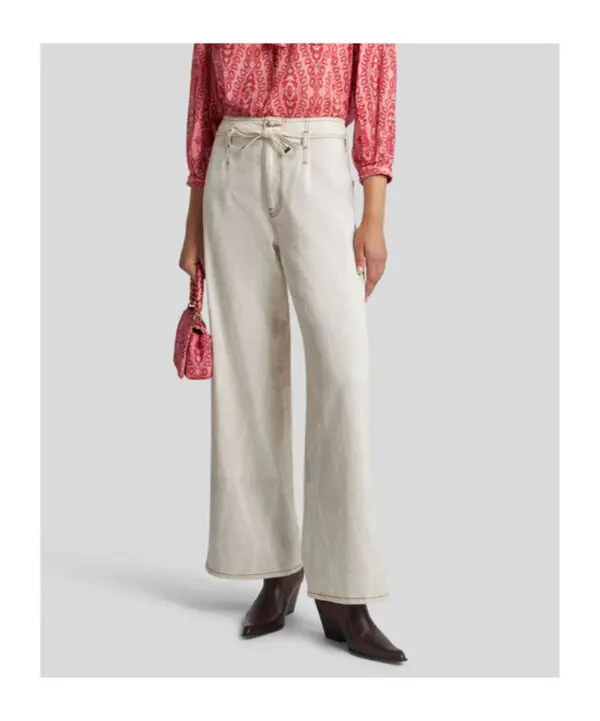 Etro Wide-leg Trousers With Paisley Print