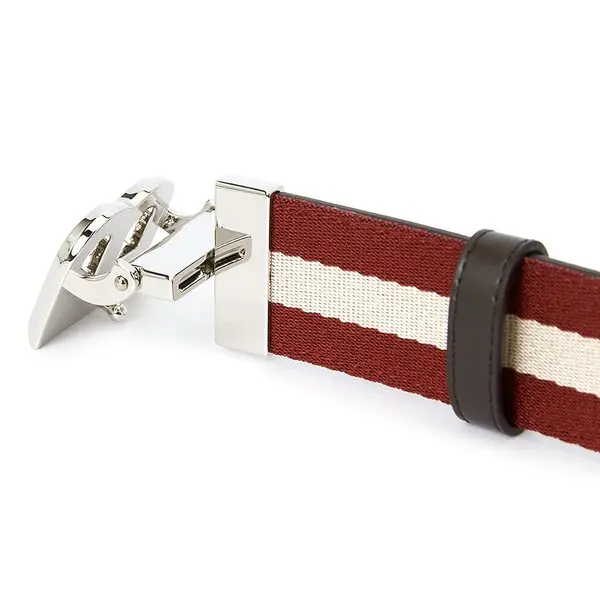 Bally Reversible Striped Belt - Multicolor