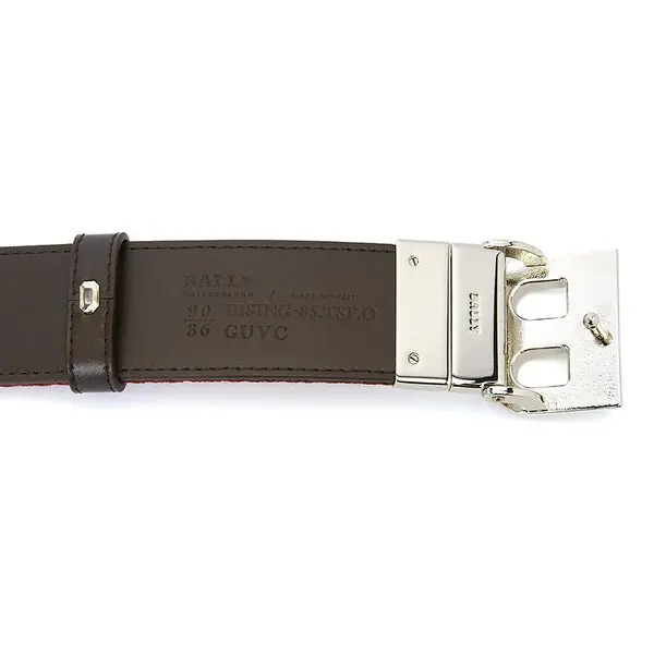 Bally Reversible Striped Belt - Multicolor
