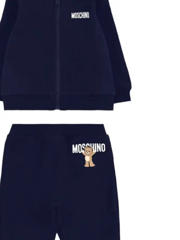 Moschino Teddy Bear Print Two-piece Set - Blu Navy