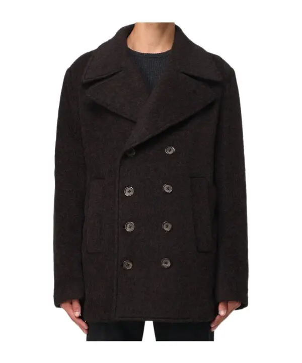 Dolce & Gabbana Double-breasted Melange Coat