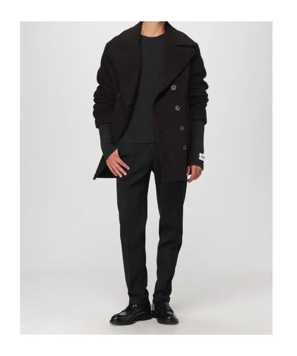 Dolce & Gabbana Double-breasted Melange Coat