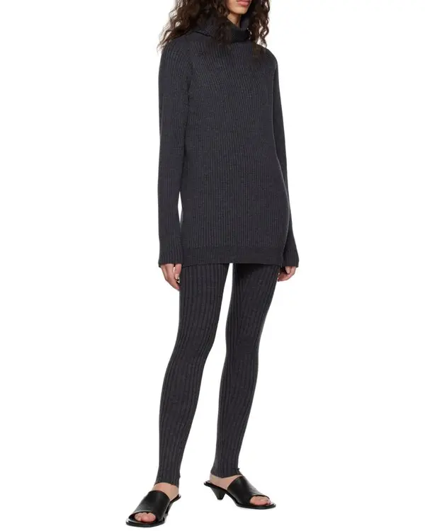TOTEME Ribbed Turtleneck Sweater