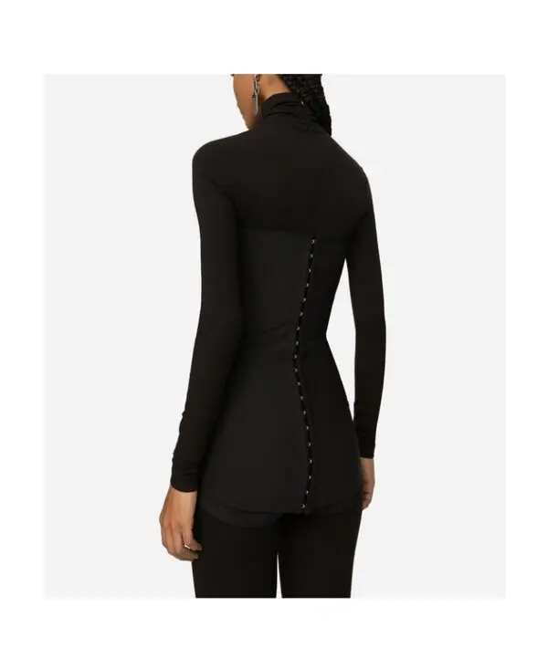 Dolce & Gabbana Moiré-faille Strapless Minidress