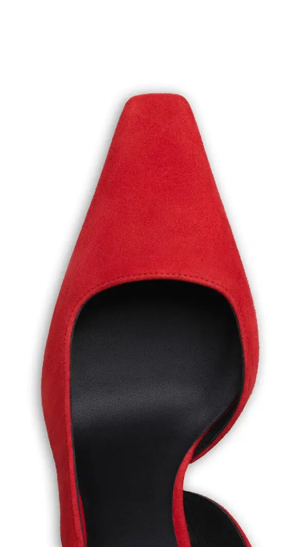 Alaïa Suede Wedge Slingbacks