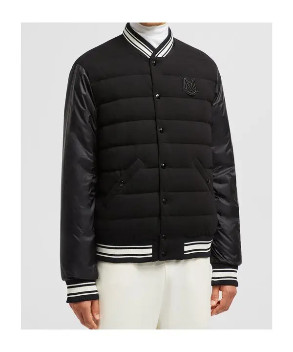 Moncler Reversible Varsity Bomber Jacket - Black