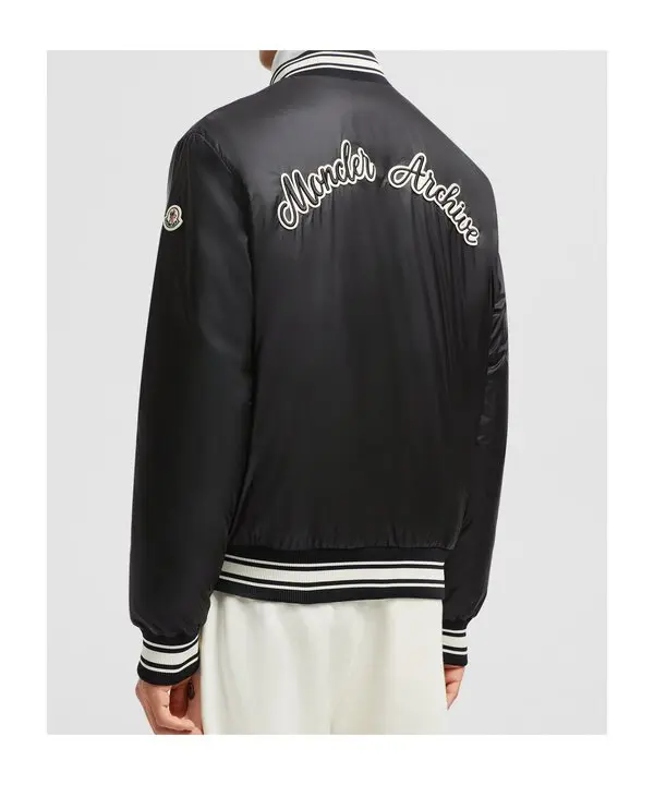 Moncler Reversible Varsity Bomber Jacket - Black