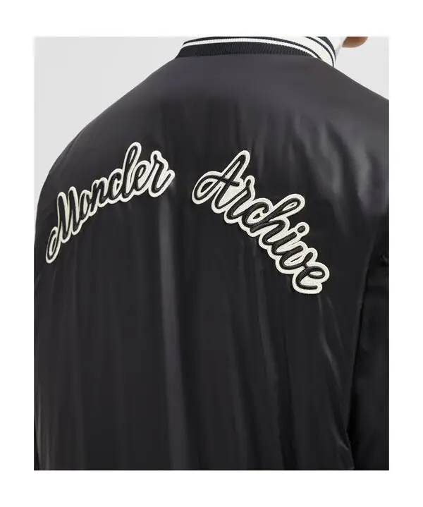 Moncler Reversible Varsity Bomber Jacket - Black