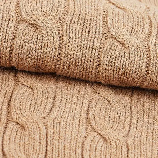 Polo Ralph Lauren V-neck Long-sleeved Cable Knit Cardigan - Nude