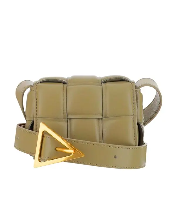 Bottega Veneta Padded Cassette Shoulder Bag - Taupe