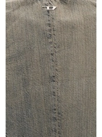 DIESEL® Brush Denim Wrap Top - Medium Blue