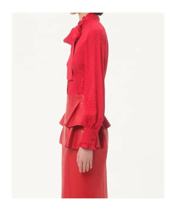 Valentino Garavani Cour De Coeur Pussy-bow Shirt