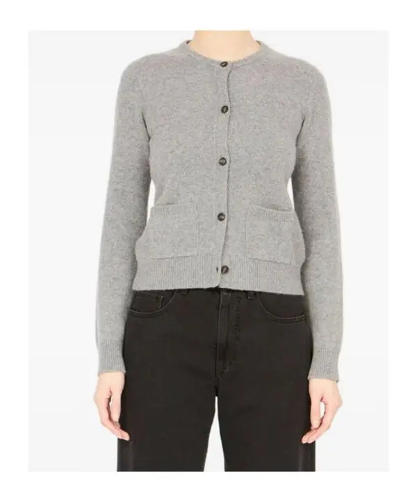 MAISON MARGIELA Crewneck Buttoned Cardigan With Pockets