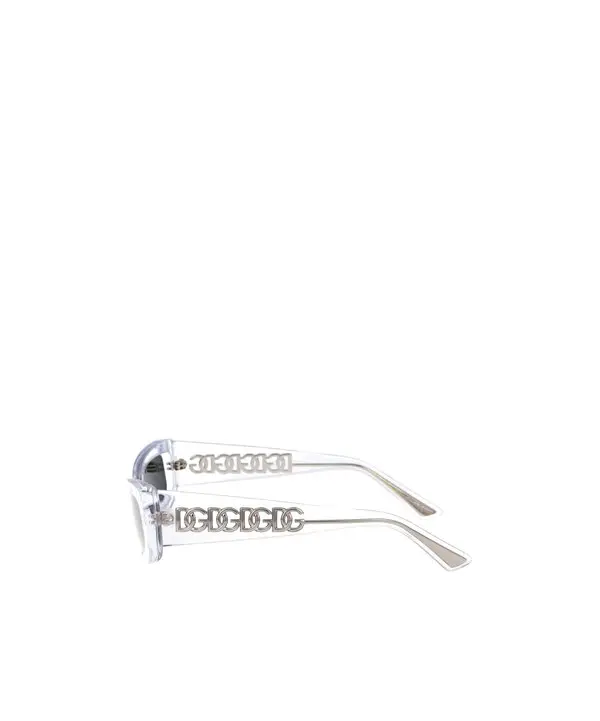 Dolce & Gabbana Rectangle Frame Sunglasses - Crystal