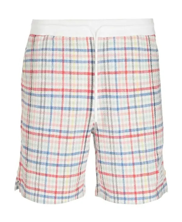 Thom Browne Gingham Check Tweed Shorts