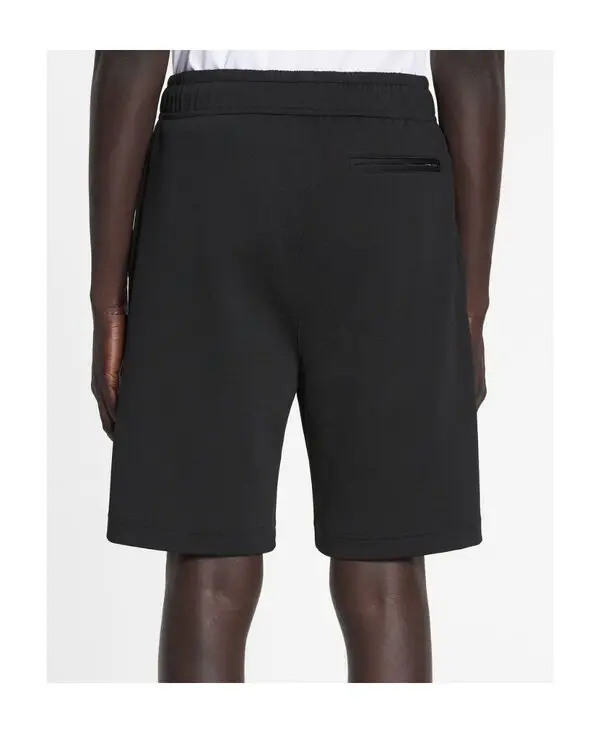 LANVIN Embroidered Logo Bermuda Shorts - Black