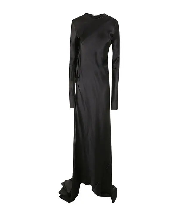 ANN DEMEULEMEESTER Long-sleeved Wrap Dress