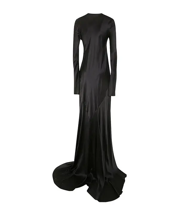 ANN DEMEULEMEESTER Long-sleeved Wrap Dress