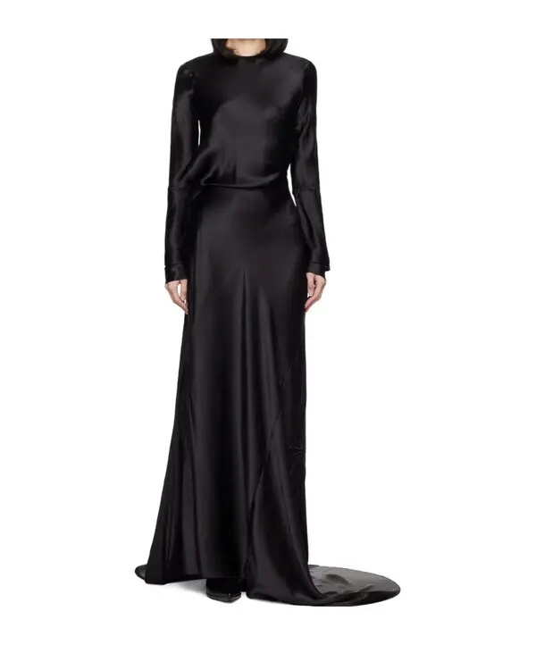 ANN DEMEULEMEESTER Long-sleeved Wrap Dress