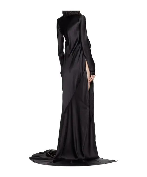 ANN DEMEULEMEESTER Long-sleeved Wrap Dress