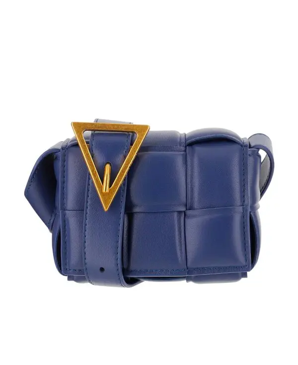 Bottega Veneta Mini Cassette Shoulder Bag - Blue