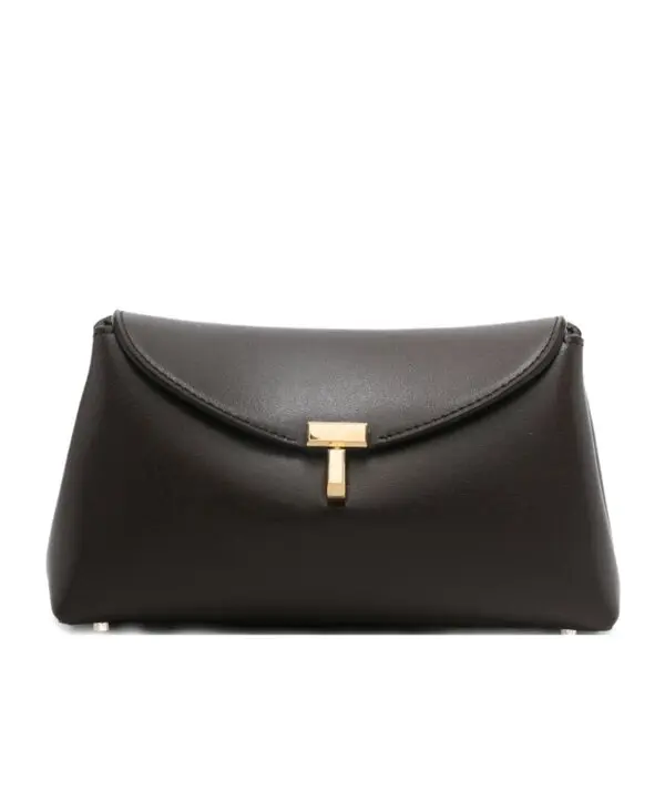 TOTEME Mini T-lock Clutch Bag - Black