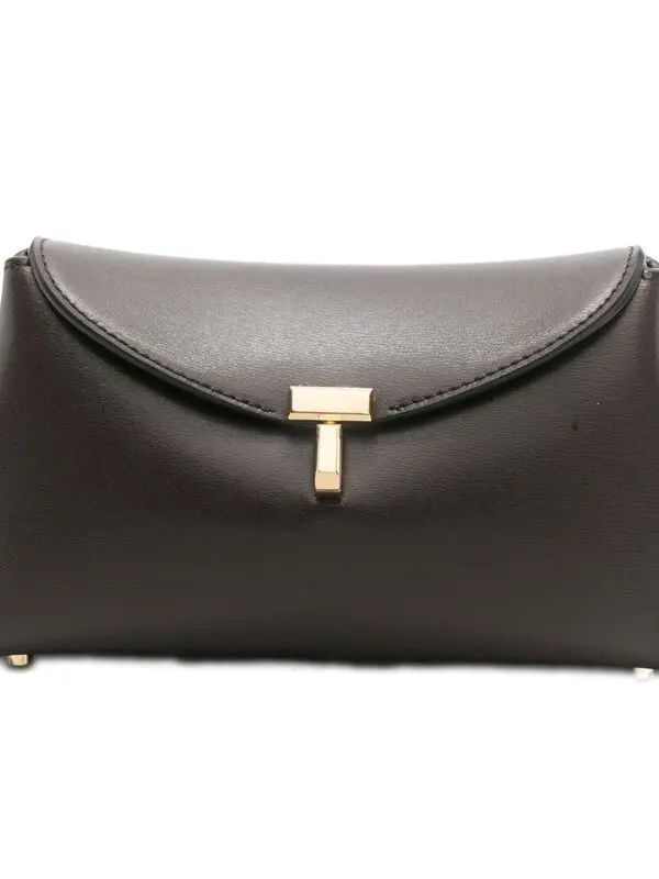 TOTEME Mini T-lock Clutch Bag - Black