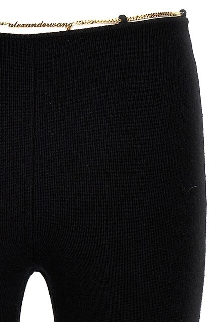 Alexander Wang Ribbed Bootcut Pants With Belt Detail