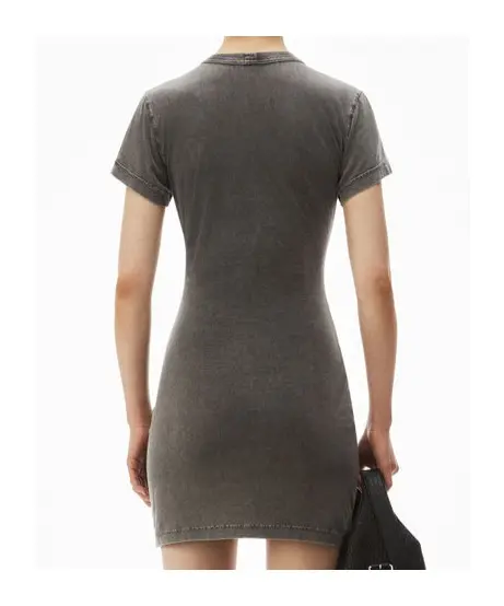 Alexander Wang Logo Detailed T-shirt Dress