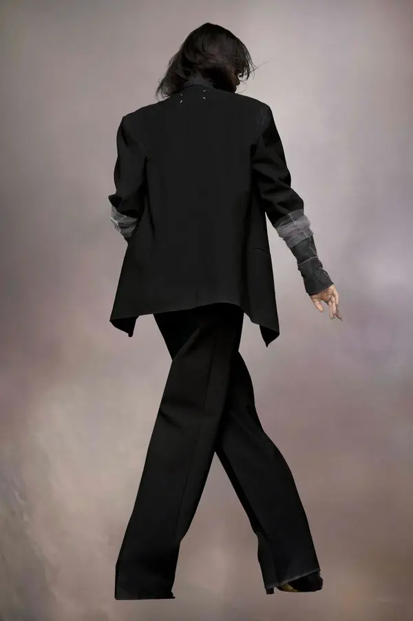 MAISON MARGIELA Gabardine Shawl Lapel Blazer