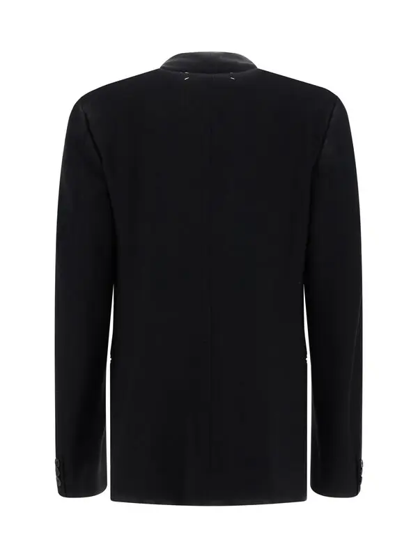 MAISON MARGIELA Gabardine Shawl Lapel Blazer