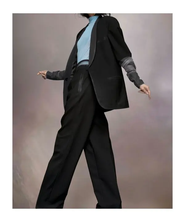 MAISON MARGIELA Gabardine Shawl Lapel Blazer