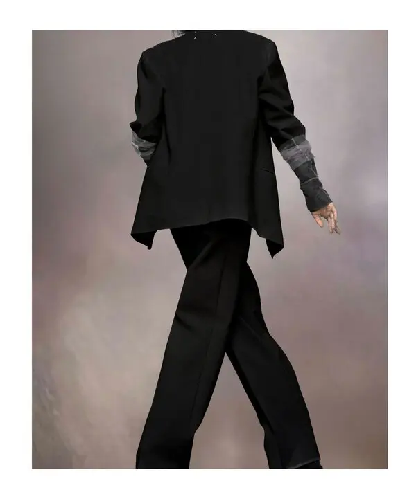 MAISON MARGIELA Gabardine Shawl Lapel Blazer